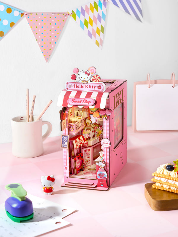 Hands Craft DIY Book Nook Kit | Hello Kitty® Sweet Shop – Hands Craft ...