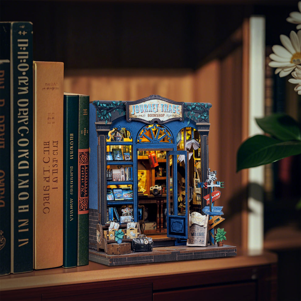 Hands Craft DIY Book Nook Kit | Journey Trace Bookshop – Hands Craft US ...