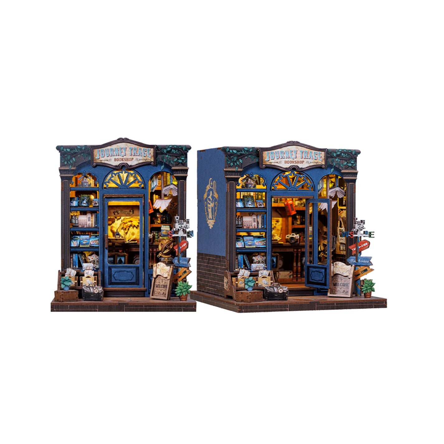 Hands Craft DIY Book Nook Kit | Journey Trace Bookshop – Hands Craft US ...
