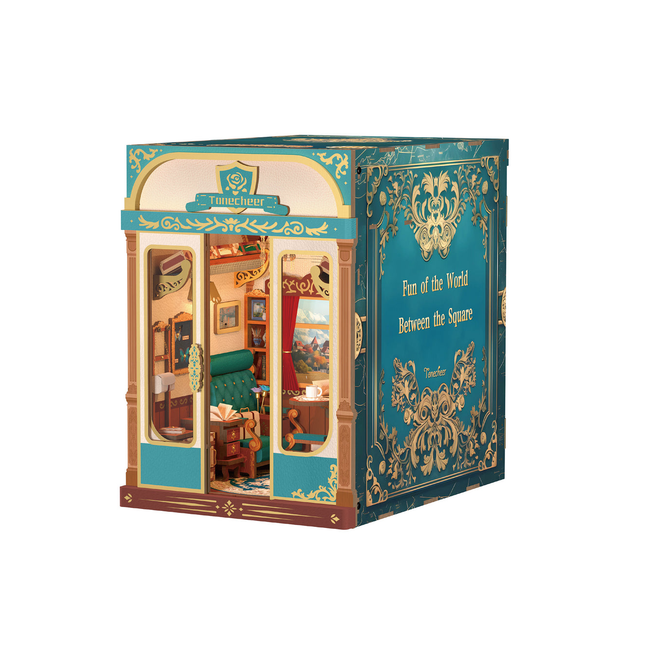 Hands Craft DIY Miniature Book Nook Kit | European Travels – Hands ...