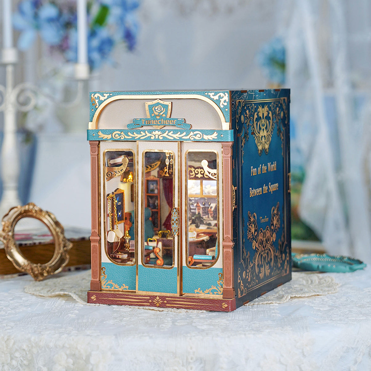 Hands Craft DIY Miniature Book Nook Kit | European Travels – Hands ...