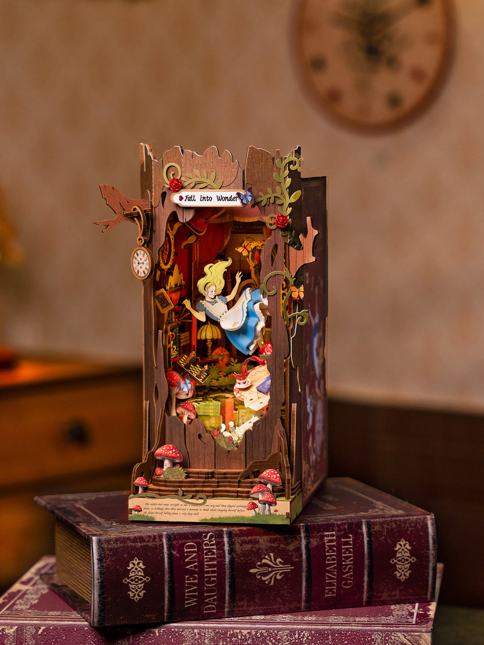 Hands Craft DIY Miniature Book Nook Kit | Fall into Wonder – Hands ...
