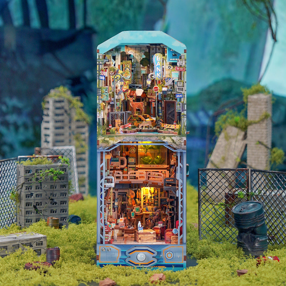 Hands Craft DIY Miniature Book Nook Kit | Haven Zero w/ Dust Cover ...