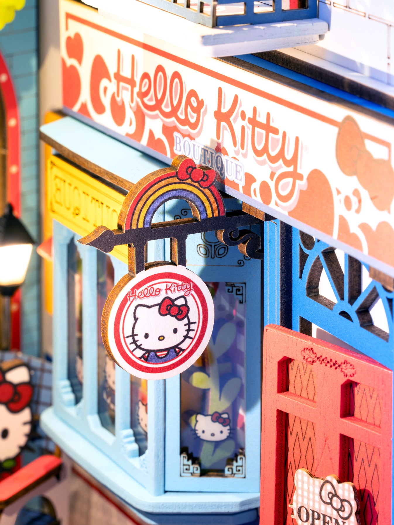 Hands Craft DIY Miniature Book Nook Kit | Hello Kitty® Town Square ...