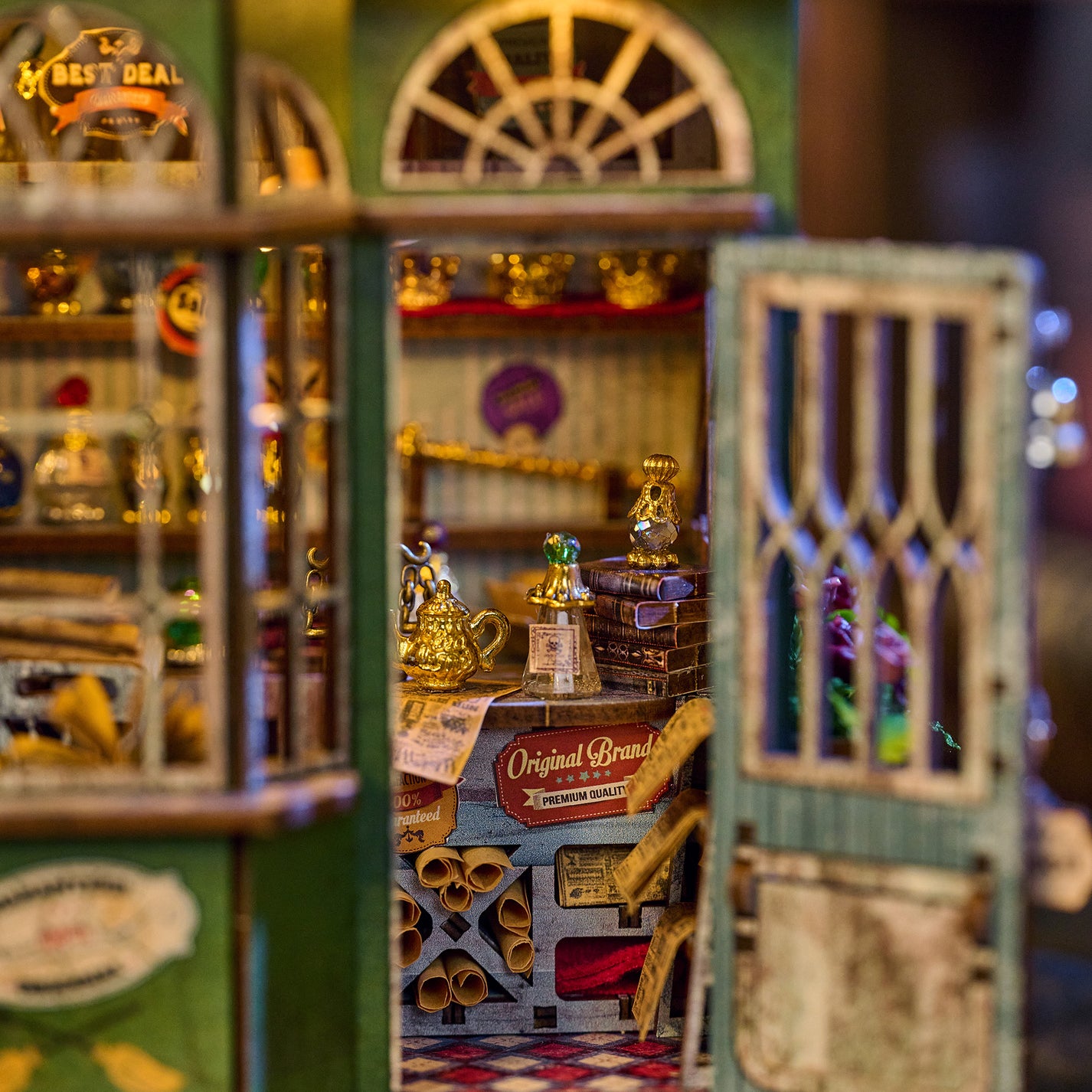 Hands Craft DIY Miniature Book Nook Kit | Magic Shop – Hands Craft US, Inc.