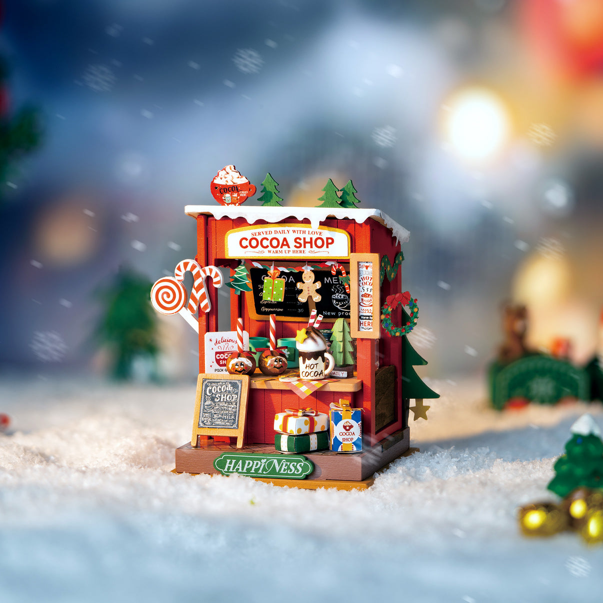 Hands Craft DIY Miniature House Kit | Cocoa Shop – Hands Craft US, Inc.