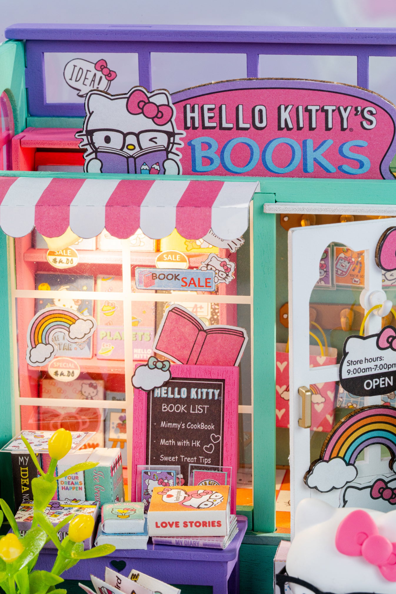 Hands Craft DIY Miniature House Kit | Hello Kitty® Bookstore – Hands ...