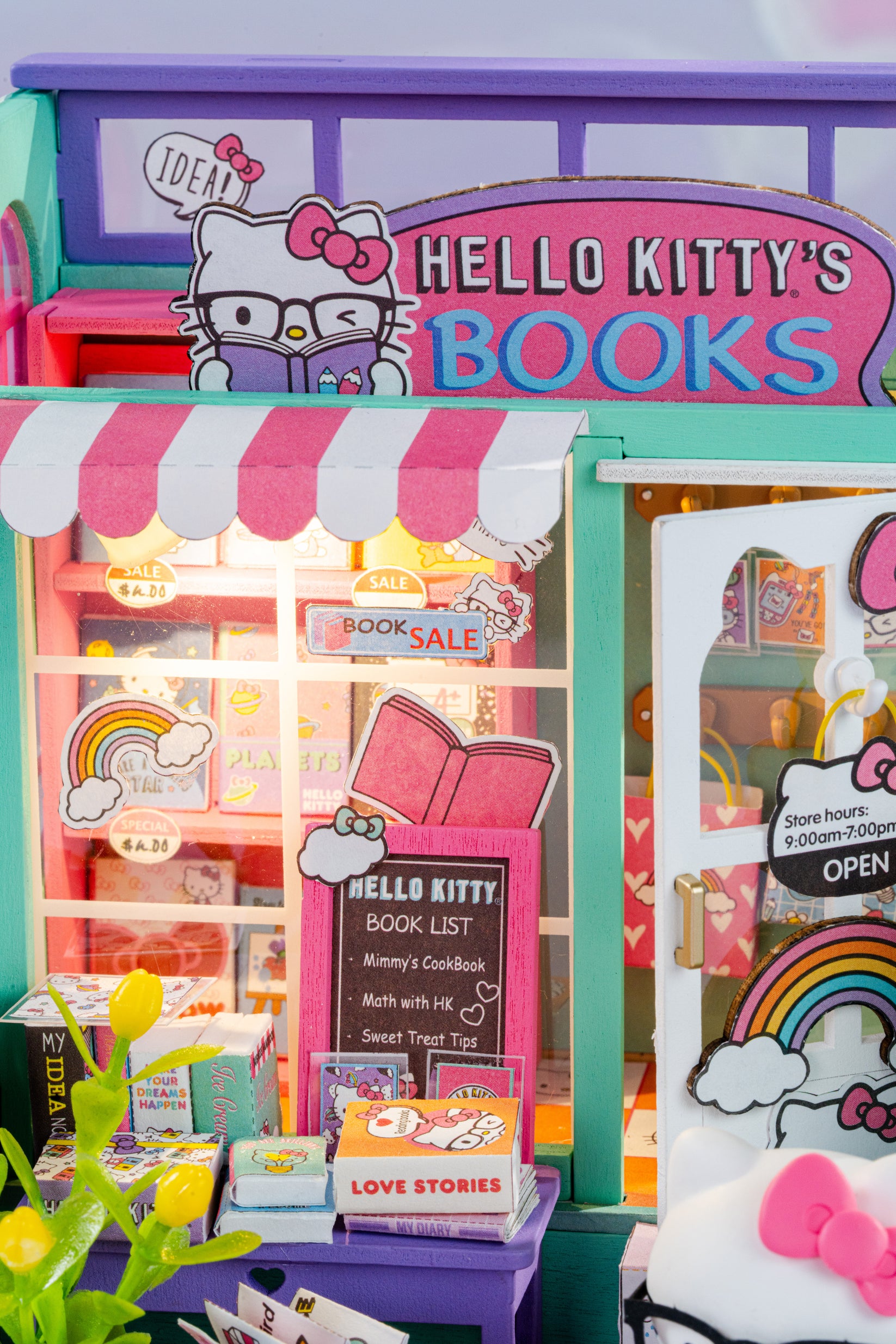 Hands Craft DIY Miniature House Kit | Hello Kitty® Bookstore – Hands ...