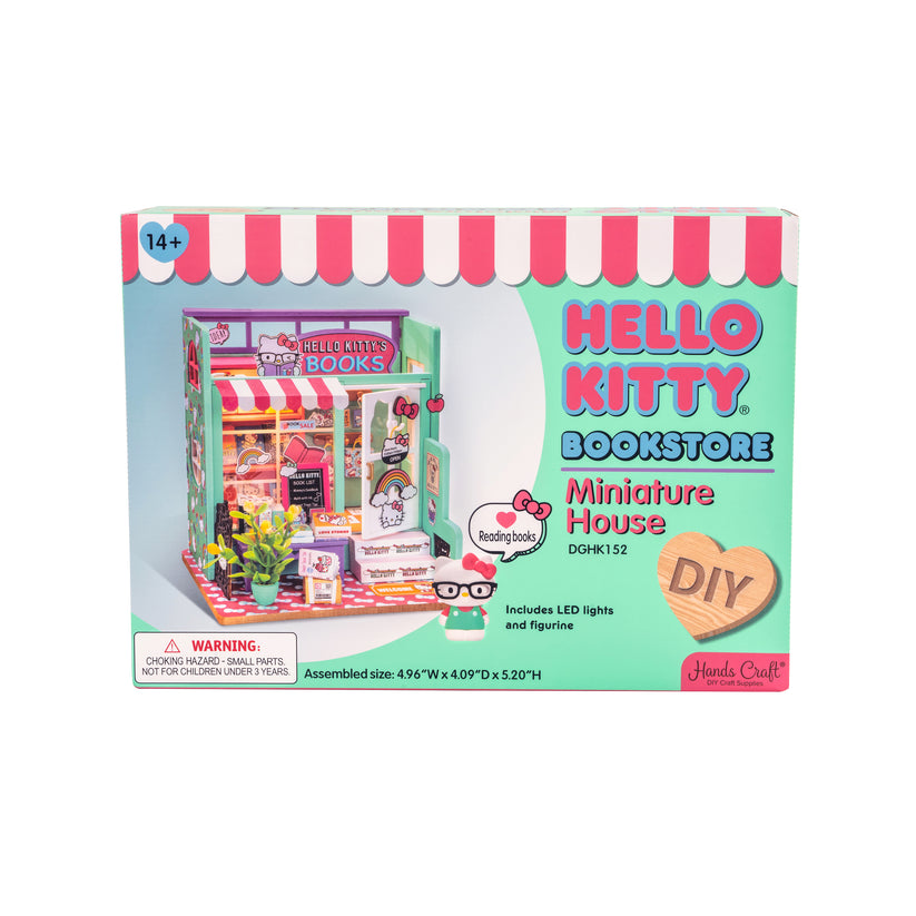 Hands Craft DIY Miniature House Kit | Hello Kitty® Bookstore – Hands ...