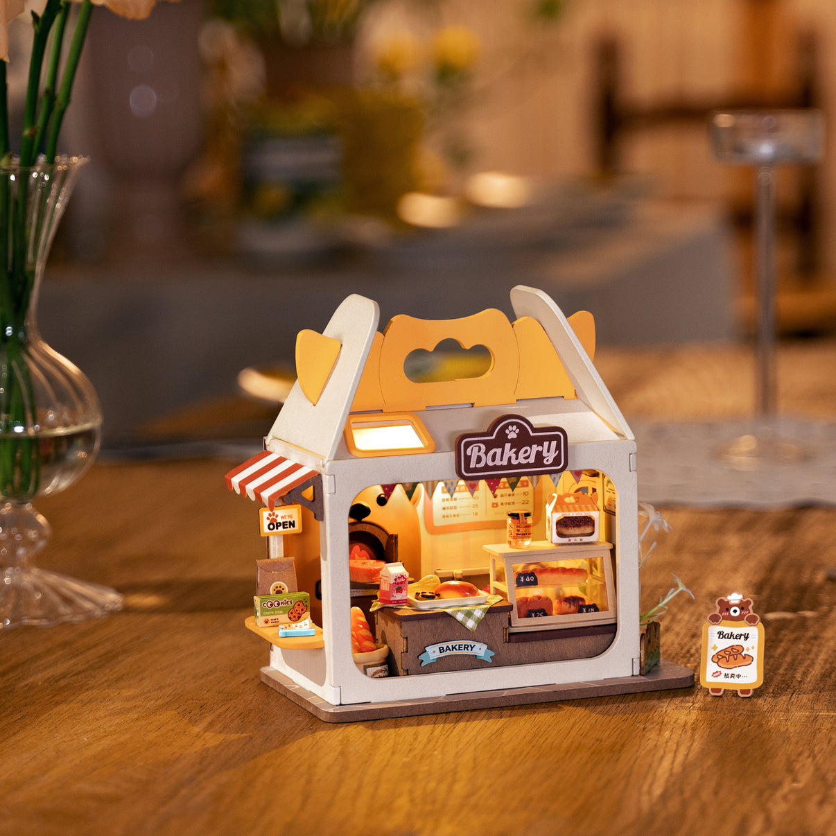 Hands Craft DIY Miniature House Kit | Teddy's Breadbox – Hands Craft US, Inc.